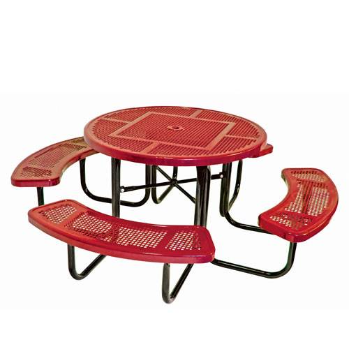 46" Round Table Perforated | 1275506 – HomeFitPlay