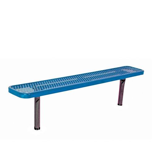 8' Park Bench w/o Back Inground Perf | 1275940 – HomeFitPlay