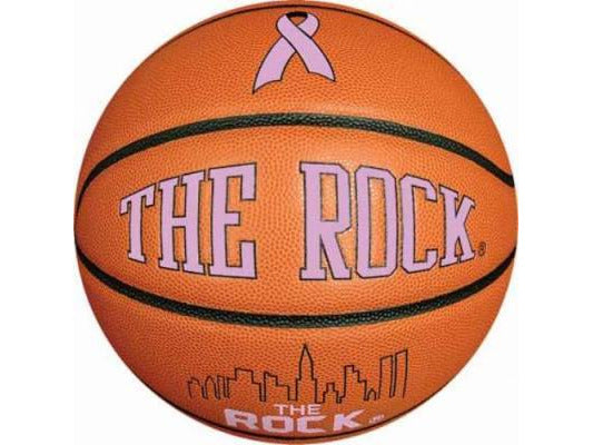 The Rock® Pink Ribbon Game Ball – HomeFitPlay